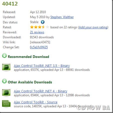 豬腦爸 D NOW BA: AJAX Control Toolkit安裝篇